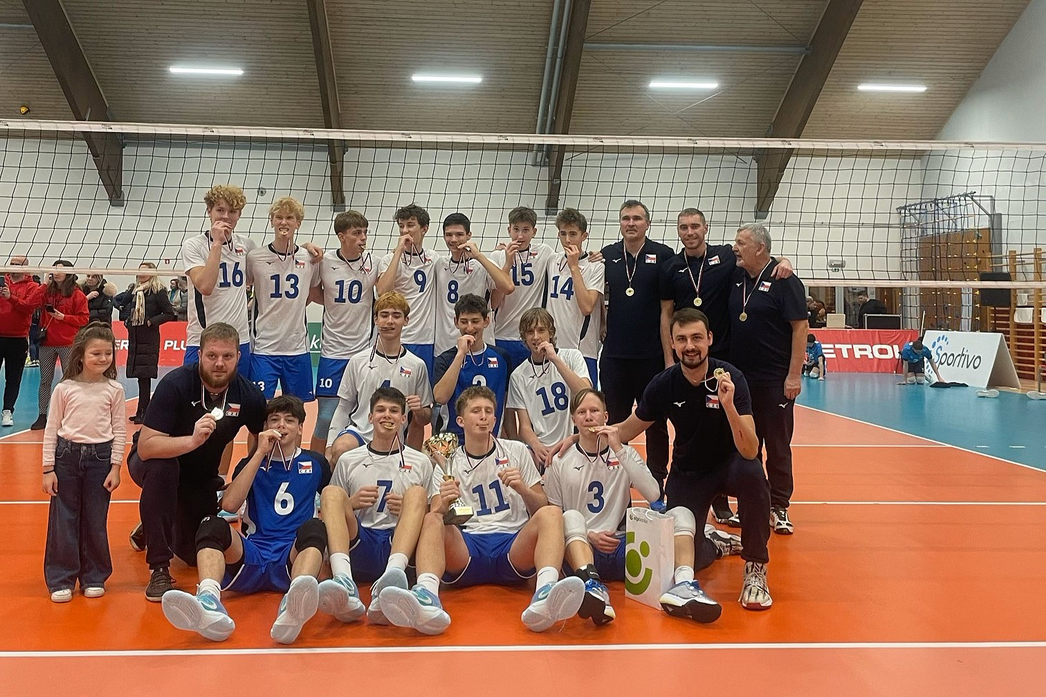 Paráda! Češi vyhráli turnaj MEVZA U16 a slaví postup na evropský šampionát